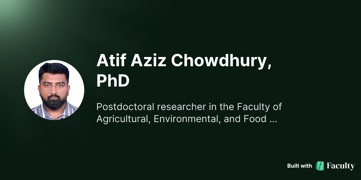Atif Aziz Chowdhury, PhD